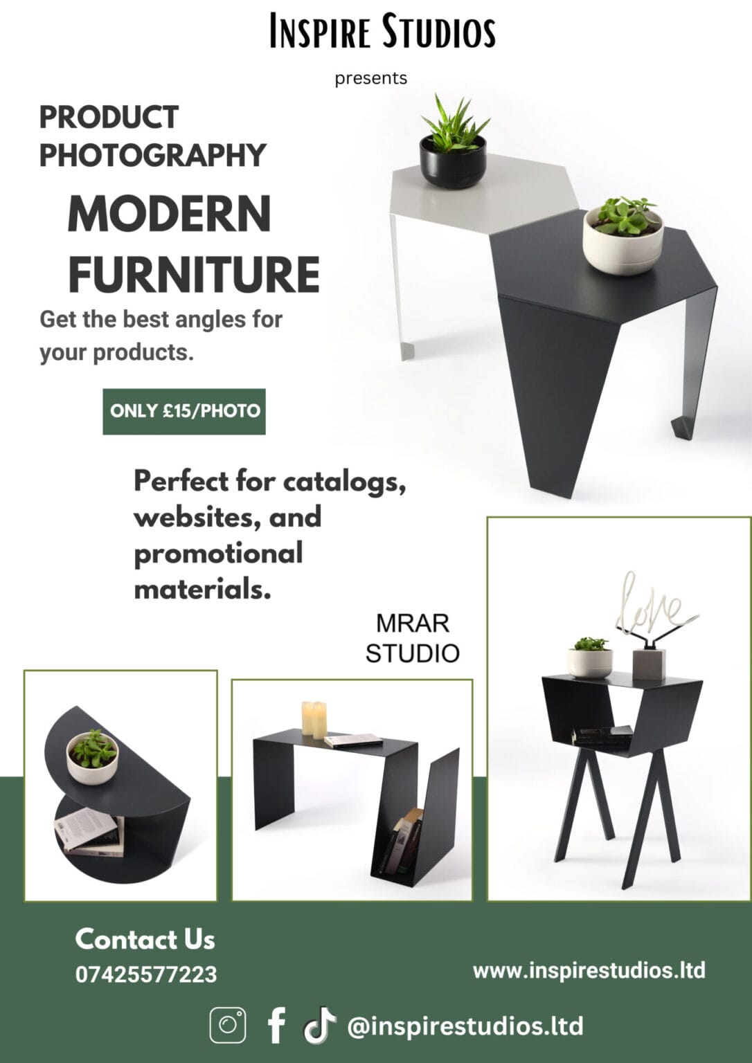 Product Photography Captured in Inspire Studios - Inspire Studios