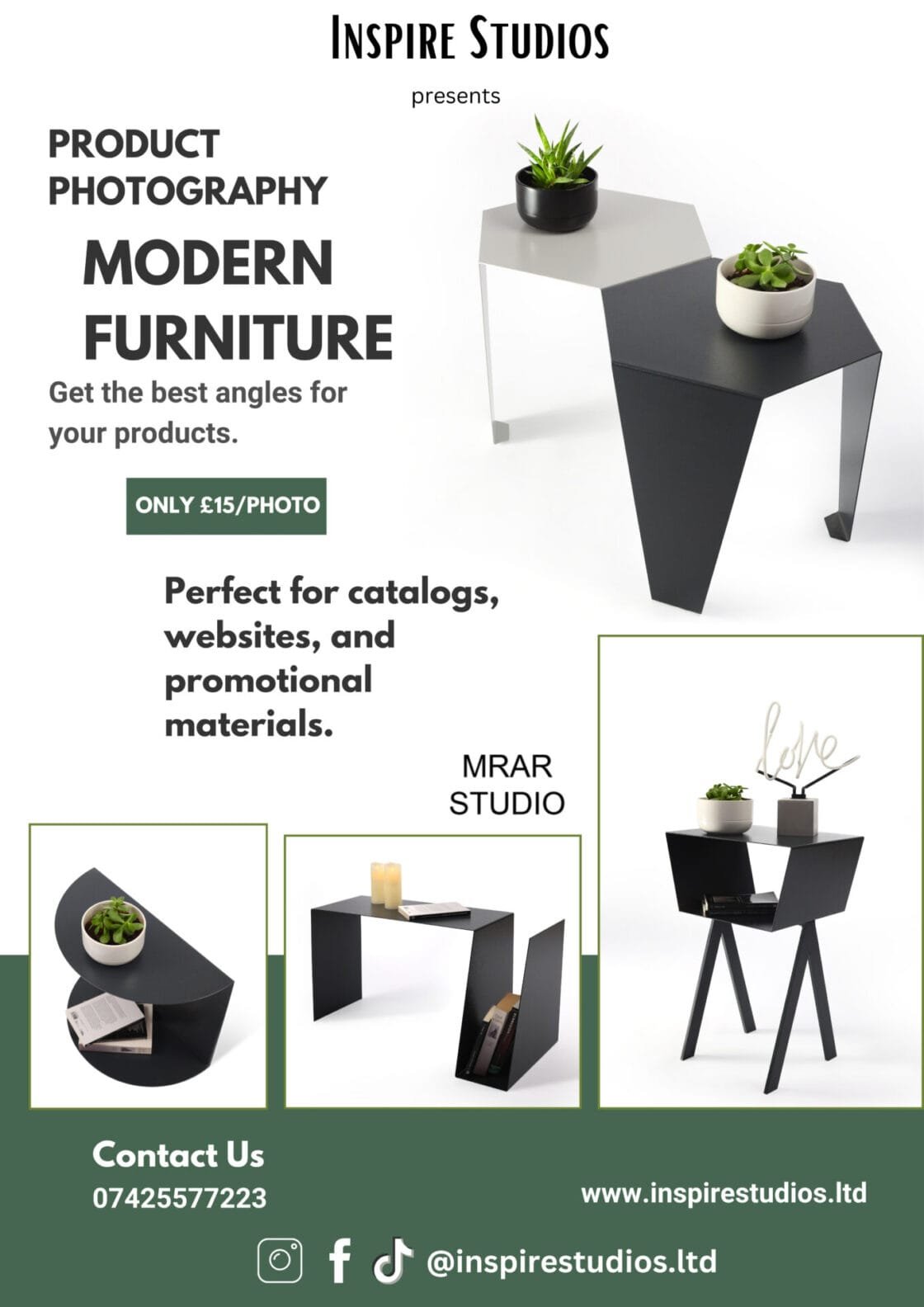 Product Photography Captured in Inspire Studios - Inspire Studios