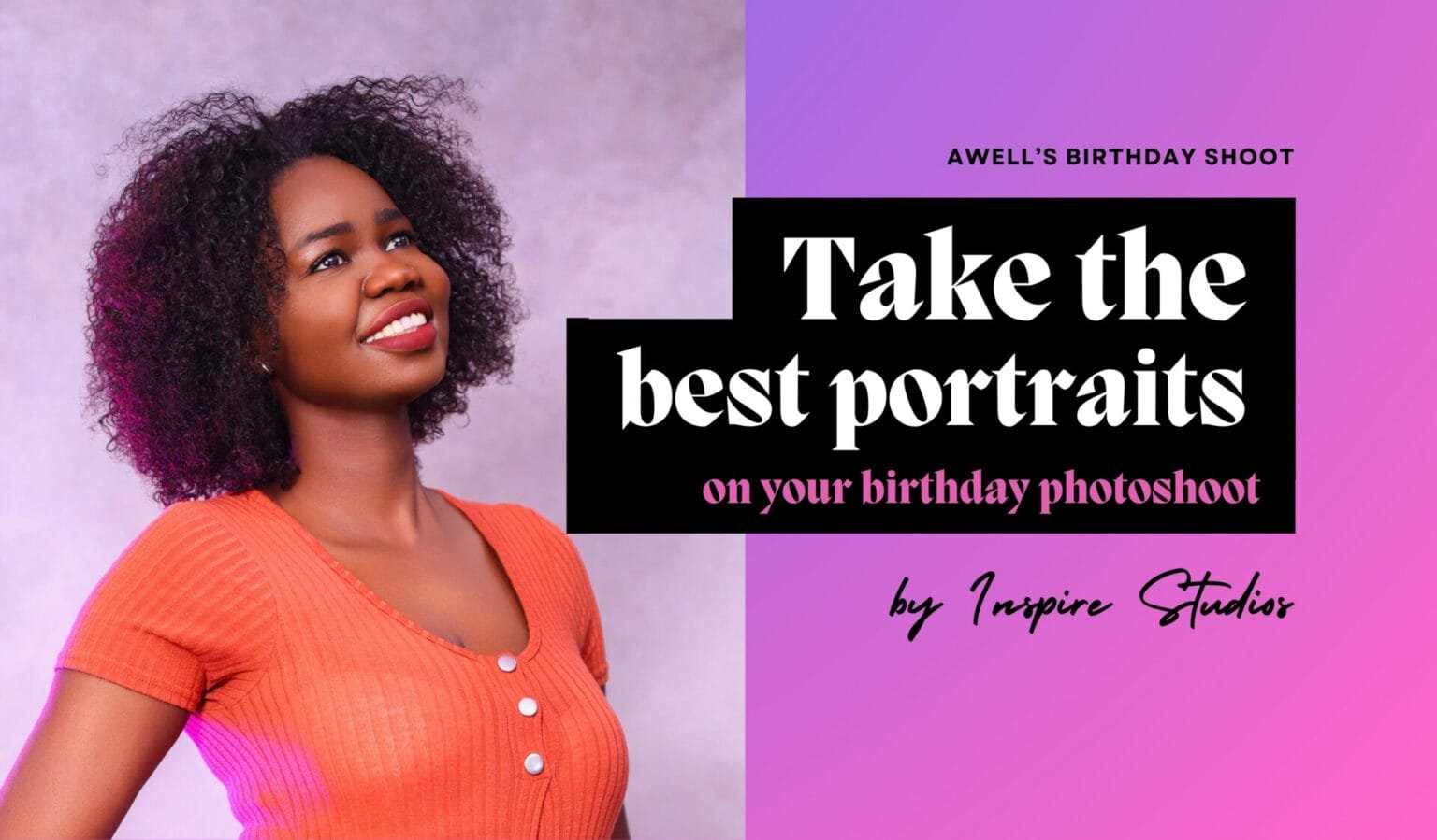 Birthday Studio Photoshoot London | Studio Photography - Inspire Studios